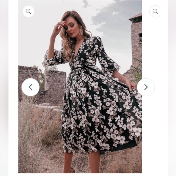 JessaKae | Dresses | Nwt Jessakae Holly Dress 3d Floral Gown Medium ...